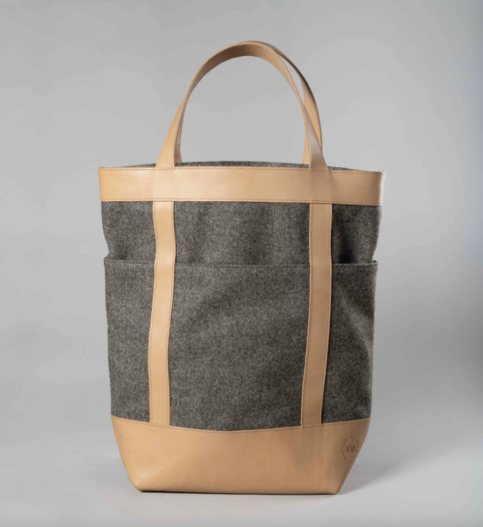 Le Tote Bag en laine française - Gris Foncé – Made in Town